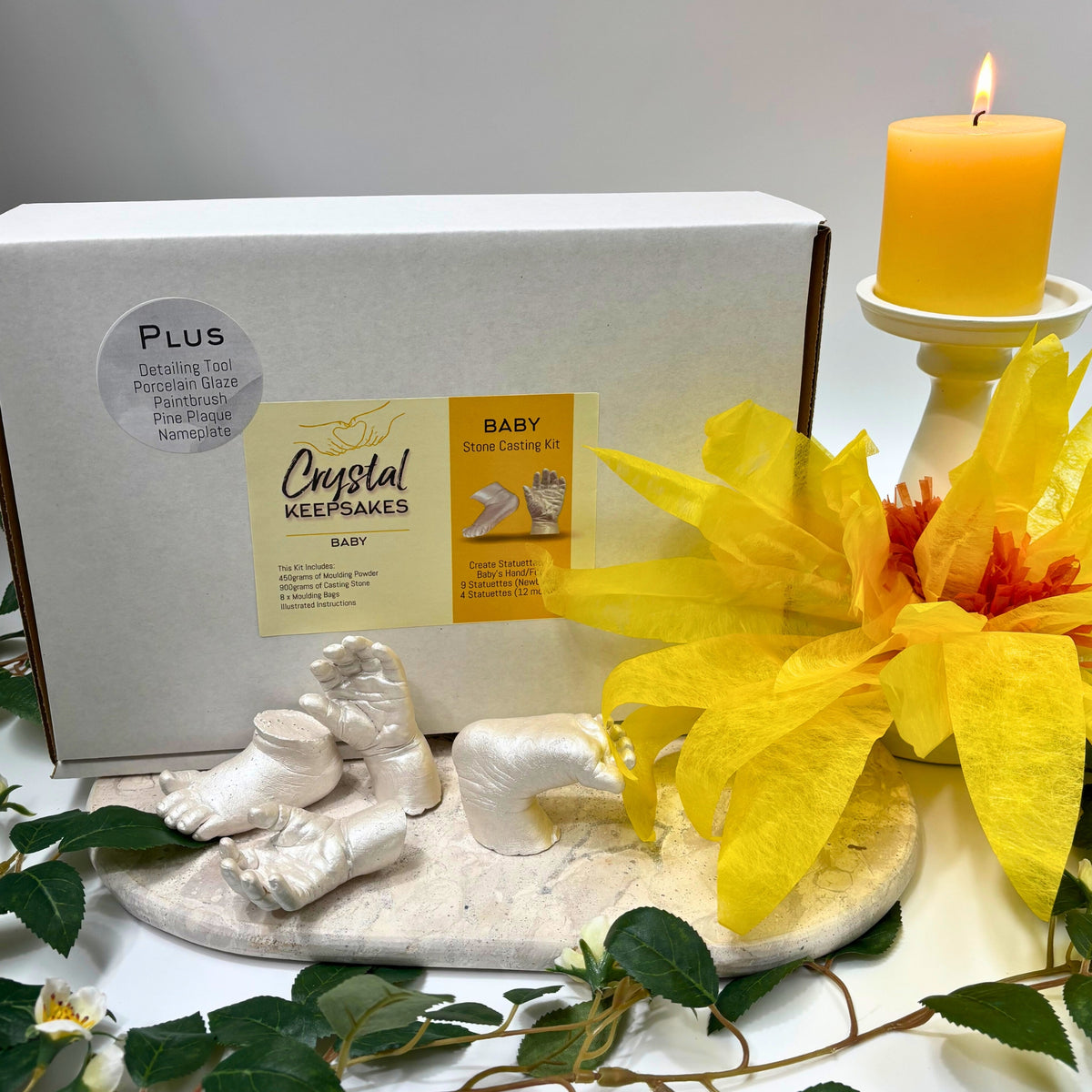 Stone Casting Kit - Newborn with Bonus Accessories to Finish Your Proj ...