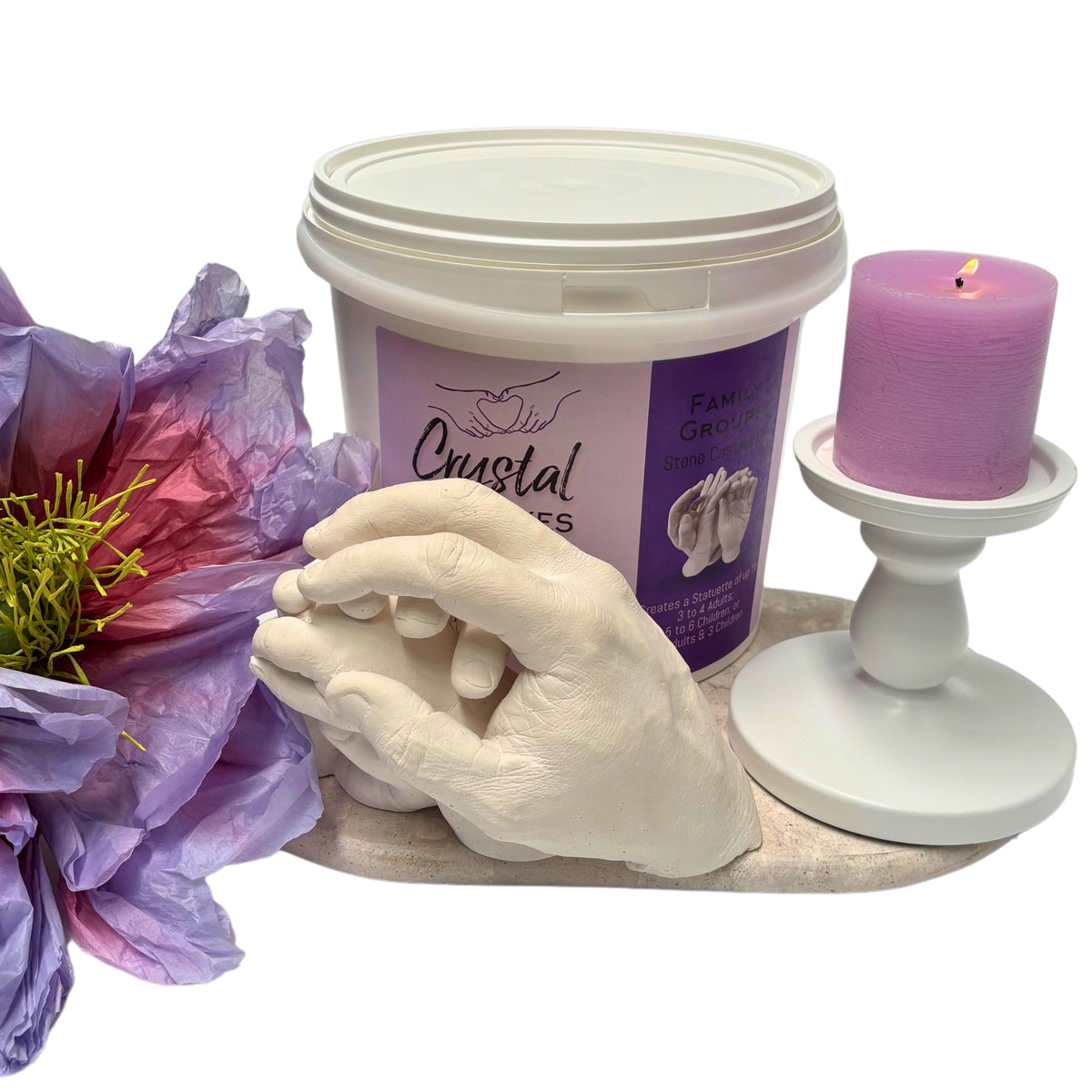 Stone Casting Kit - Family/Group – Crystal Keepsakes